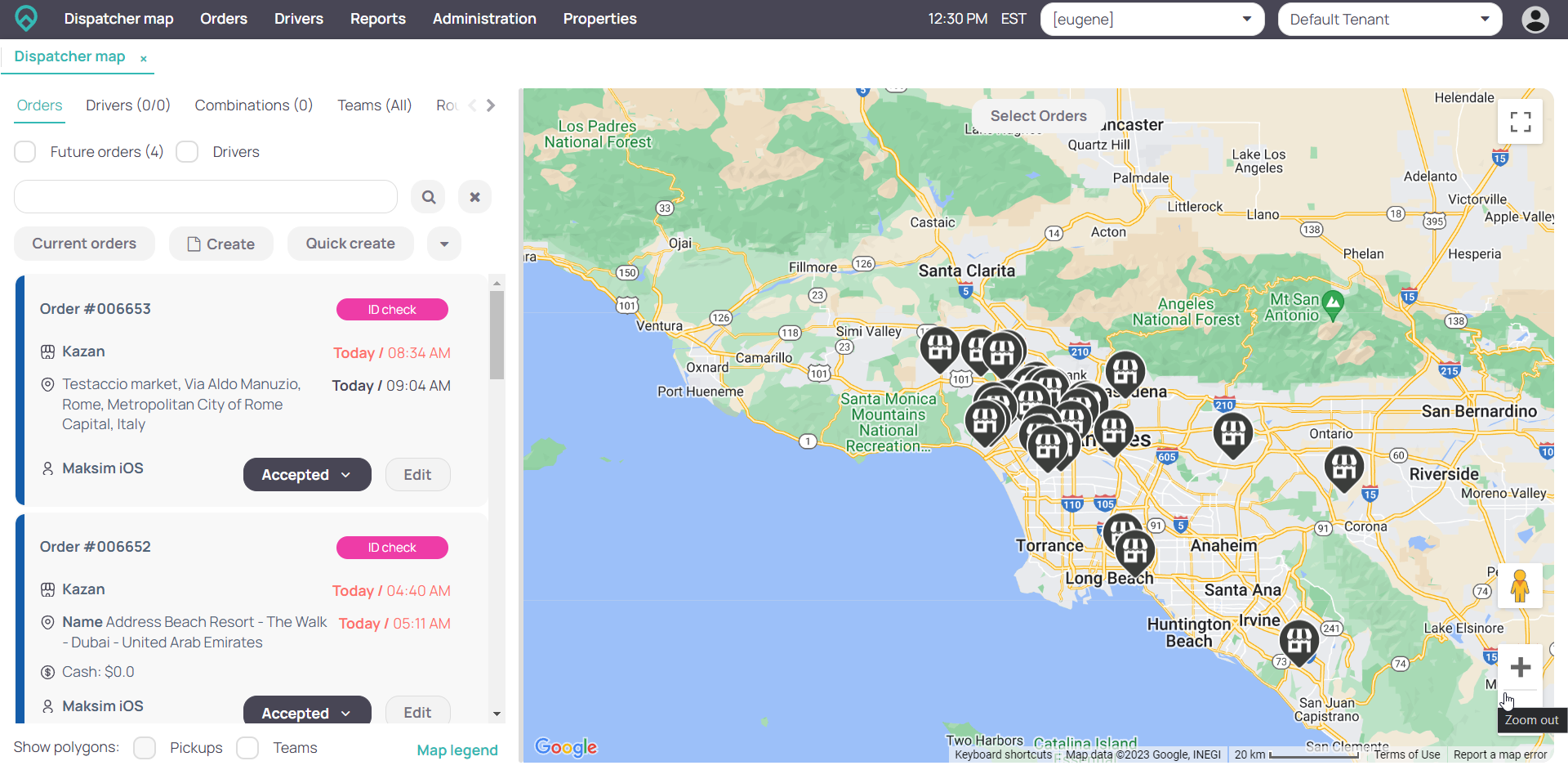 The Dispatcher Map – Cartwheel