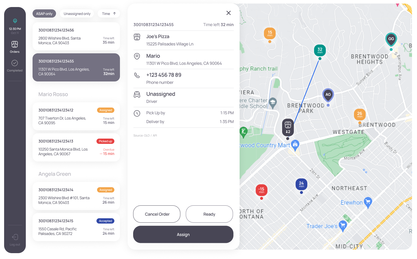 Tracking Orders via the Cartwheel Dispatch App – Cartwheel