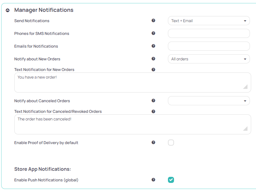 Manager Notifications – Cartwheel