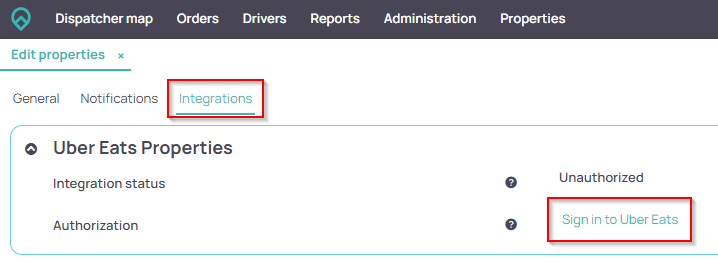 Uber Eats Integration – Cartwheel