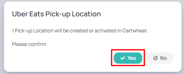 Uber Eats Integration – Cartwheel
