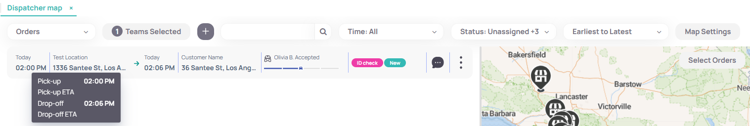 The Dispatcher Map – Cartwheel