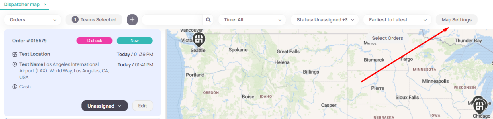 Compact View for Dispatcher Map (Beta Version) – Cartwheel