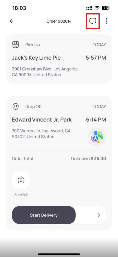 How to Use Driver Chat – Cartwheel